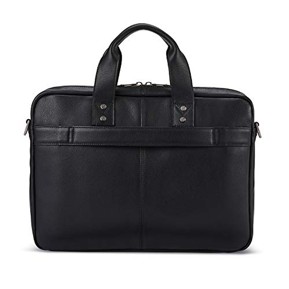 Samsonite Classic Leather Slim Brief, Black, One Size