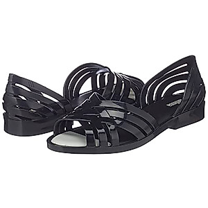 Melissa Womens Flora Flats Sandals Black 8