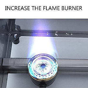 Commercial Gas Deep Fryer,10L Stainless Steel Large Capacity Fryers Restaurant Adjustable Firepower with Basket & Lid Air Fryer for Home and Commercial,C Set