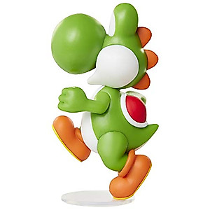 Super Mario Action Figure 2.5 Inch Running Yoshi Collectible Toy