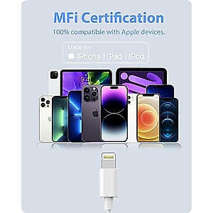 Earbuds Wired for iPhone Lightning Earphones Apple headphones [Apple MFi Certified]Built-in Mic & Volume Control, No Bluetooth Required Compatible with iPhone 14/13/12/11/XS/X/8 Support All iOS System
