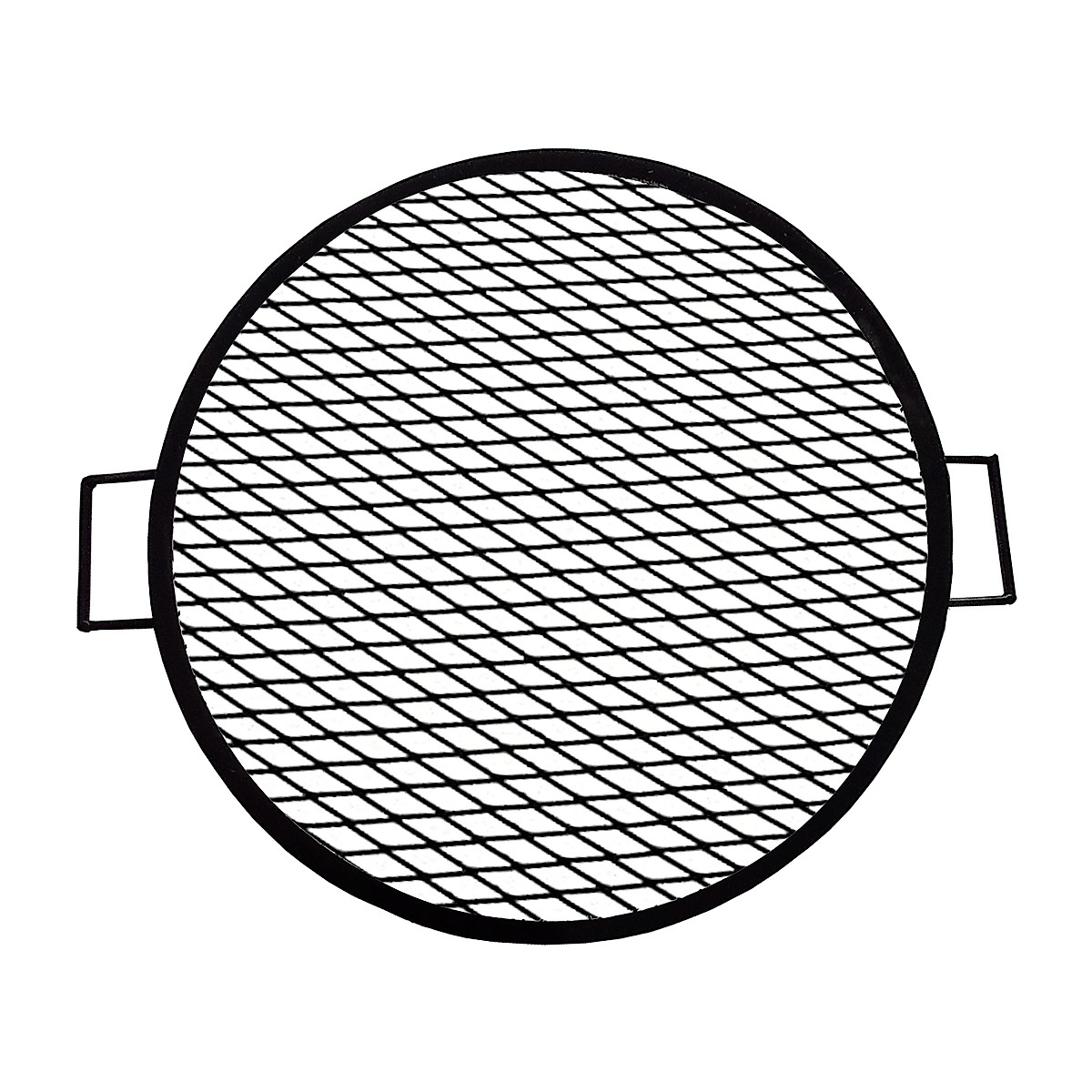 SIMOND STORE 24" Round Cooking Grate X Marks Heavy-Duty Steel Round Fire Pit Grill