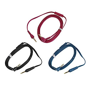 Yuisle 100AAP 100ABN Headphone Cable for 100ABN 100AAP WH-1000XM3 WH-H900N MDR-1A Headphones Replacement Cable Cord Headphones Cable with Microphone