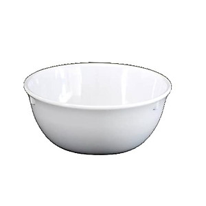 Z-Moments Western Melamine Nappie Bowl Soup Cereal Fruit Snack Bowls, 15-Ounce, 5-1/4" dia., White or Tan #315 (96, White)
