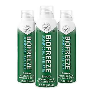 Biofreeze, Colorless, 4 Fl Oz (Pack of 3)