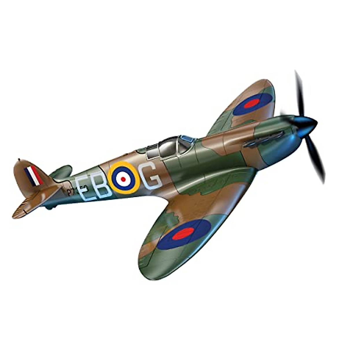 Airfix Quickbuild Supermarine Spitfire Airplane Brick Building Plastic Model Kit J6000 Brown