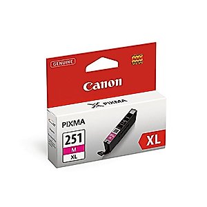 Canon, Inc - Canon Cli-251M Xl Ink Cartridge - Magenta - Inkjet - High Yield - 665 Page - Oem "Product Category: Print Supplies/Ink/Toner Cartridges"