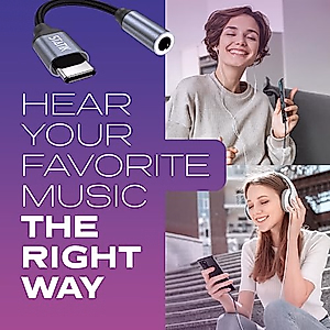 Statik USB-C to 3.5mm Audio Adapter - AUX to USB C Headphone Adapter Jack Converter, Premium Headphone Jack Adapter for USB C Devices, Maximum Audio Quality, High-Fidelity Sound Anywhere