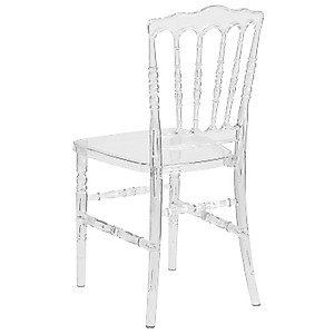Flash Furniture Flash Elegance Crystal Ice Napoleon Stacking Chair