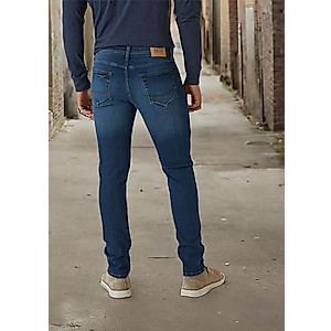 IZOD Men's Slim Fit Jeans - Breathable Cotton Non-Restrictive Comfort Durable Stretch Jeans - Stylish Denim Jeans for Men, Size 34W x 32L, Vespa