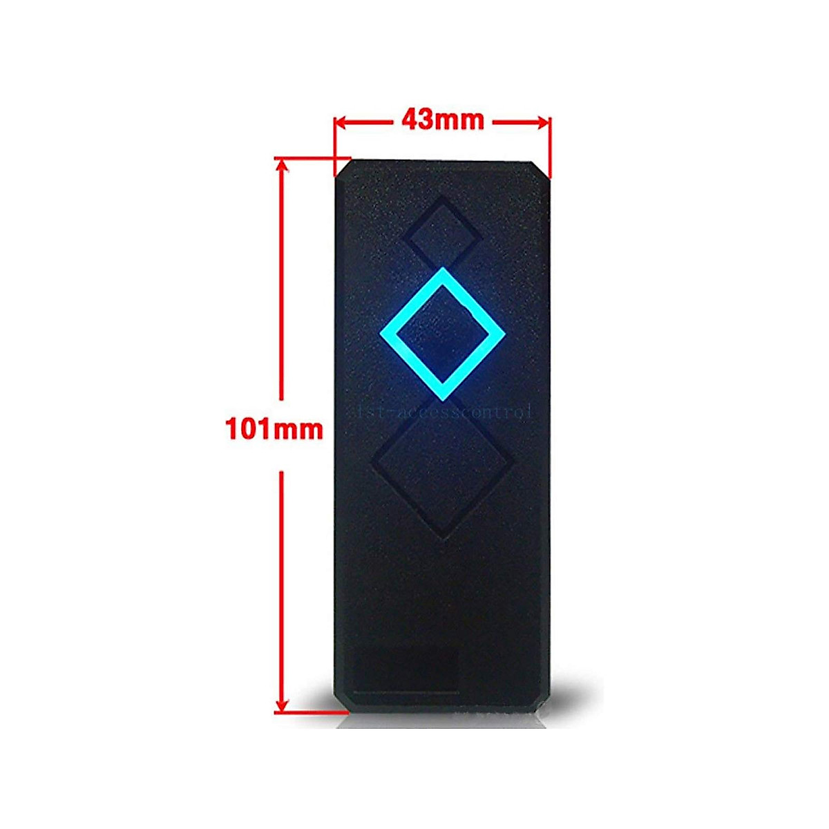 MENGQI-CONTROL 2 Door Access Control Panel System 600lbs Waterproof Magnetic Lock RFID Reader Metal Exit Button 110V Power Supply Box USB Reader RFID Card Key Fob Phone APP Remotely Open Door