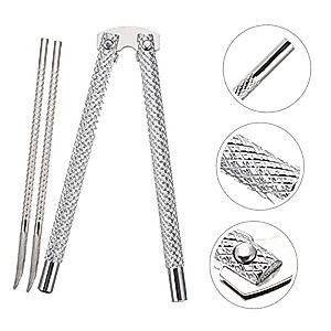 DOITOOL 1 Set Crab Claw Metal Forks Pliers Set Pliers Tool Crab Crackers Seafood Forks Picks Walnut Pecan Tool Seafood Accessory Compact Lobster Crackers Portable Crab Crackers Silver Crab