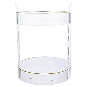 Kichvoe storage shelves make up Phnom Penh necklace holder spices organizer dresser bracelet hair products skincare organizers dressing table turntable jewelry lotion