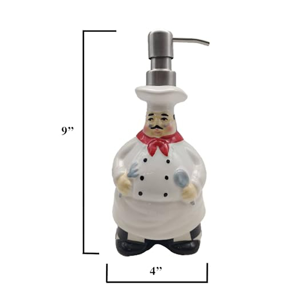 ACK Italian Bistro Fat Chef Soap Dispenser