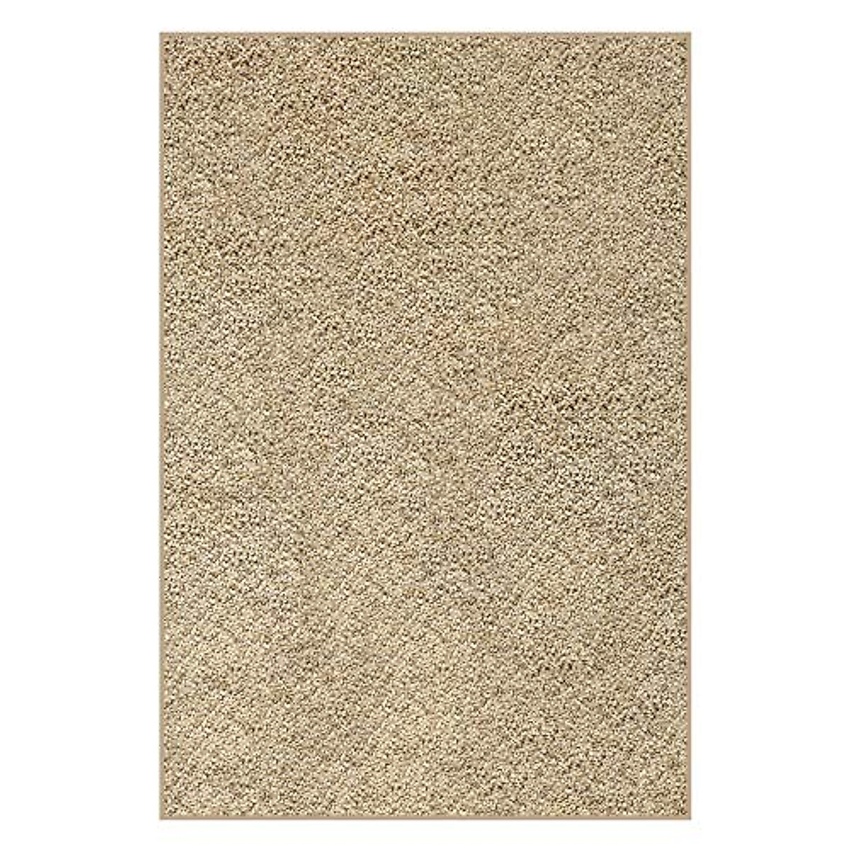 4'x8' - Speckled Saw Dust ECONOMICAL Solutions Collection | Custom Carpet Area Rugs & Runners - 25 Oz. Soft Textured 100% PureColor BCF Polyester. FHA Approved-CRI Green Label-Made in U.S.A.