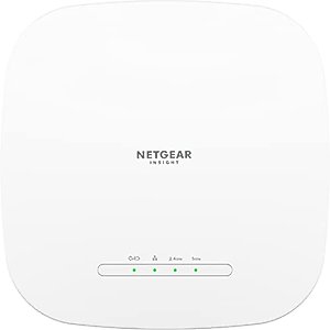 NETGEAR Cloud Managed Wireless Access Point (WAX615) - WiFi 6 Dual-Band AX3000 Speed | Up to 256 Client Devices | 802.11ax | Insight Remote Management | PoE+ Powered or AC Adapter (not Included)