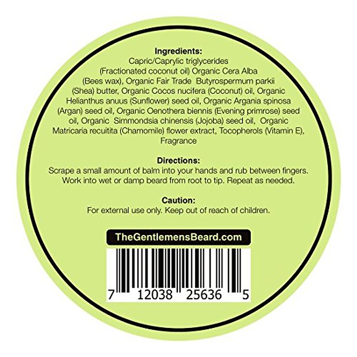 The Gentlemen's Beard Premium Beard Balm - Gentlemen’s Scent - Leave-in Conditioner & Softener - All Natural - Styles, Strengthens, Thickens & Softens Promoting Healthier Beard & Mustache Growth