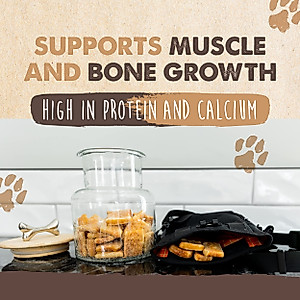 Mighty Paw Yak Cheese Crackers | Healthy Puppy Treat, Hard & Crunchy Puppy Training Treat for Dog Potty Training - Ideal Dog Treat for Small, Medium, Large Dogs - Dog Biscuit - Healthy Pet Dog Cookies