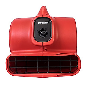 XPOWER P-430 Pro 1/3 HP 2000 CFM Centrifugal Air Mover, Carpet Dryer, Floor Fan, Blower, for Water Damage Restoration, Janitorial, Plumbing, Home Use