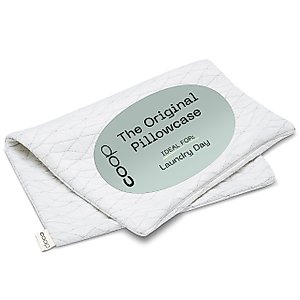Coop Home Goods Original Pillow Case, Queen Size Pillow Case for Memory Foam Pillows, Breathable Ultra Soft Lulltra Fabric Cover with Zipper, Polyester/Rayon