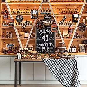 Birthday Decorations for Adults Aged to Perfection Party Supplies Party Hanging Swirls Ceiling Streamers for 30th 40th 50th Birthday Decorations