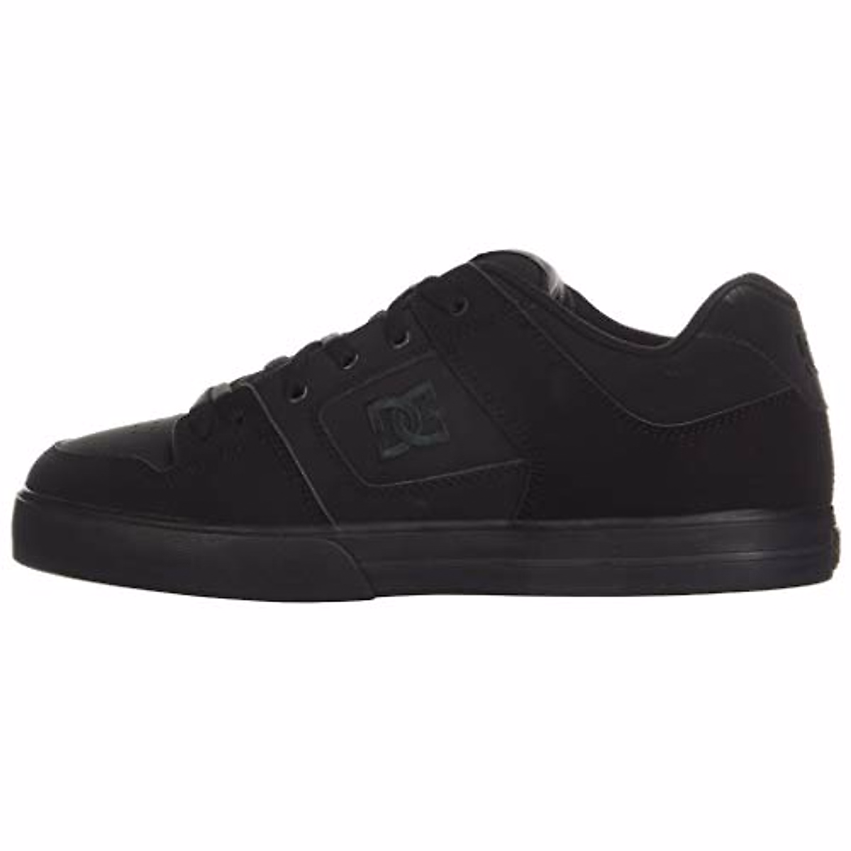 DC Men's Pure Casual Low Top Skate Shoe, Black/Pirate Black, 10 D US