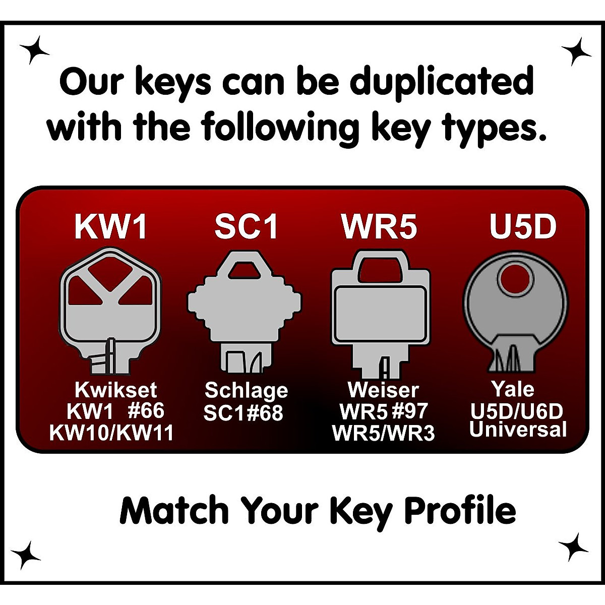 2 Energy Blade Space Weapon Shaped Space Keys Weiser WR5 WR3