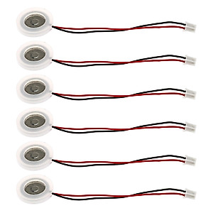 E-outstanding 16mm Ultrasonic Mist Maker Fogger Ceramics Discs Atomizer Humidifier Accessories with Wire and Sealing Ring, Pack of 6
