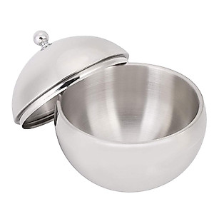 Insulated Ice Bucket, Stainless Steel Double Wall Insulation Ice Trays Container Wine Champagne Barrel with Cover for Wedding Parties