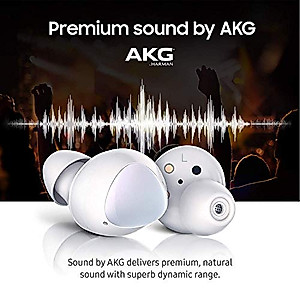 Samsung Galaxy Buds R170N True Wireless Earbuds w/Wireless Charging Case - White