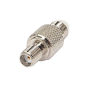 Boobrie SMA Coaxial Connector FME Female to SMA Female Coax Adapter WiFi Antenna Adapter for Antennas Wireless LAN Devices Coaxial Cable WiFi Radios External Antenna Cell Booster Pack of 2