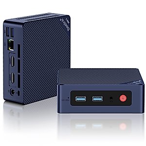 Beelink Mini S12 Mini PC, 12th Intel Alder Lake- N95 (4C/4T, up to 3.4GHz), 8GB DDR4 256GB PCIEx1 SSD, Mini Desktop Computer Support 4K@60Hz Dual Display/BT 4.2/WiFi 5/USB 3.2/Gigabit Ethernet