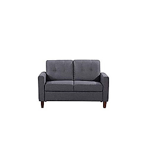 US Pride Furniture Love Seats, Dark Gray