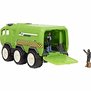 Mattel Disney and Pixar Lightyear Small Toy Vehicle with 2 Figures, Buzz Lightyear Truck, Buzz & Izzy Figures, Hyperspeed Series