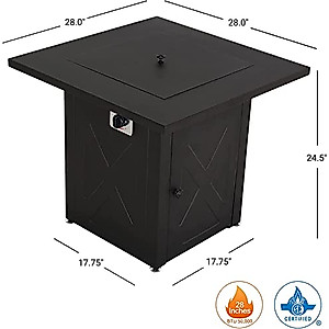 Grand patio Outdoor Recliner with Fire Pit Table Reclining Wicker Chairs 3 Pieces Outdoor Furniture Conversation Set for Patio Garden Backyard, Mist Grey