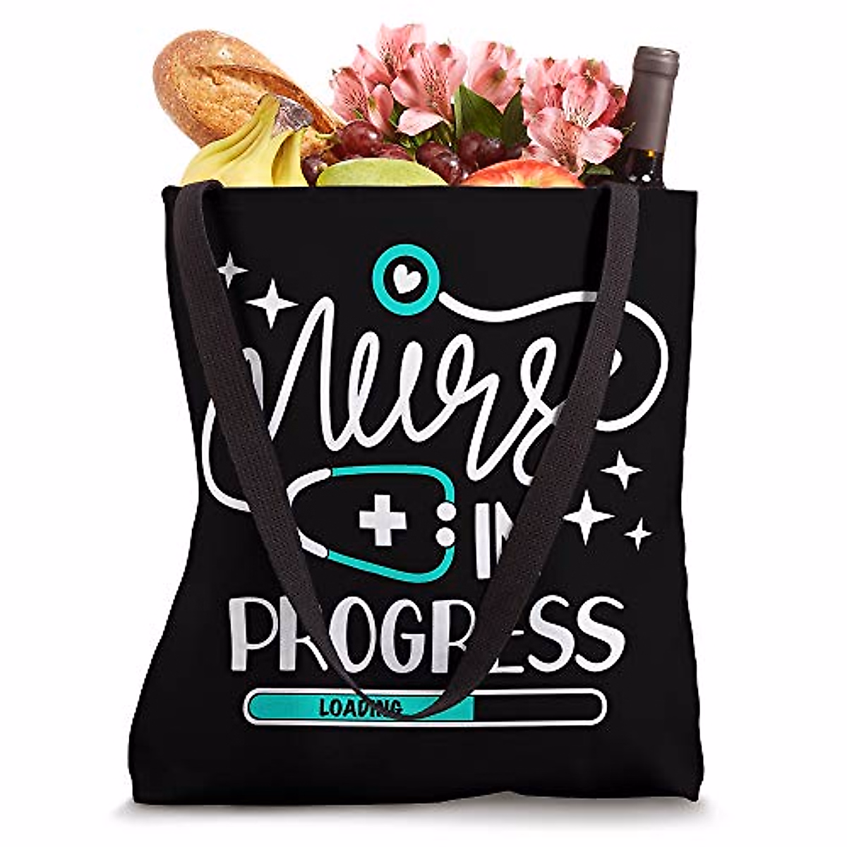 Future Nurse Life Nursing School Student Nurse In Progress Tote Bag