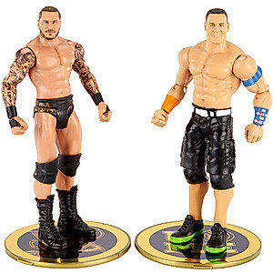 ​WWE John Cena vs Randy Orton Championship Showdown 2 Pack 6 in Action Figures Friday Night Smackdown Battle Pack for Ages 6 Years Old and Up​