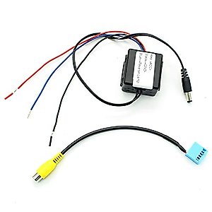 Car Rear View Camera Power Delay Timer Relay Filter Rectifier RCD330 PQ MIB RCA Conversion Adapter for VW BMW Benz Audi GreenYi