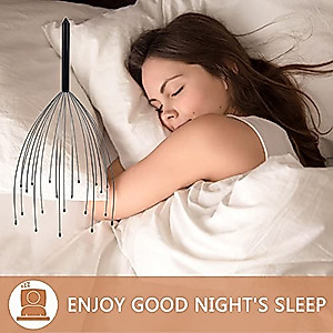 Svjetiq 2 Pack Head Massager Head Scratcher 20 Fingers Scalp Massager, Handheld Head Massage Tingler, Scalp Scratcher for Deep Relaxation, Stocking Stuffers for Men, Women