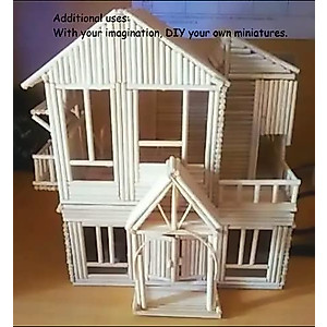 Natural Bamboo Skewers-200 pcs/pack-Φ=0.16 inch (4 mm)-L=12 Inch (300 mm) for BBQ, Appetiser Fruit, Cocktail, Kabob, Kebabs, Marshmallow, Grilling, Barbecue, Kitchen, Crafting, DIY Miniature