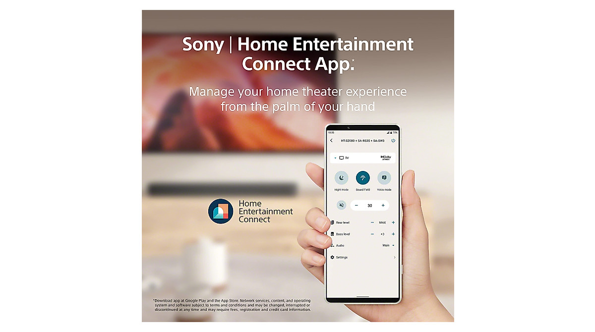 Sony HT-S2000 Soundbar with Dolby Atmos & Bluetooth