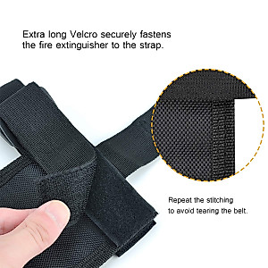 moveland Roll Bar Fire Extinguisher Holder for 2.5-3 LB Fire Extinguisher, Compatible with Wrangler TJ YJ JK, Adjustable Fire Extinguisher Mount Strap