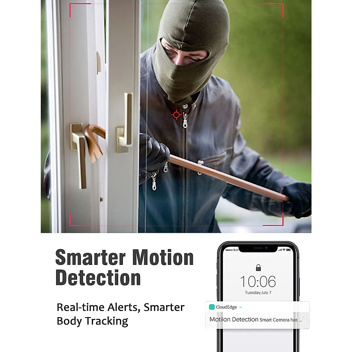 SHELIVE Security Camera Outdoor, Wireless Home Surveillance Camera System with Rechargeable Battery,1080P HD,Waterproof,Night Vision,Motion Detection,2-Way Audio,SD Storage