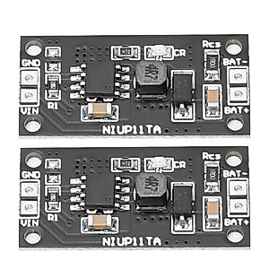 2Pcs Battery Charger Board Battery Module PCB Balance Board Module for Digital Cameras and Charging (NIUP11TA_ 1-Cell())