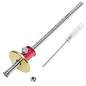 Newkiton Wheel Marking Gauge, 1 Bearing Wheel Cutter for Soft Wood, 1 Locked Up Wheel Cutter for Hard Wood, 1 Screwdriver Included