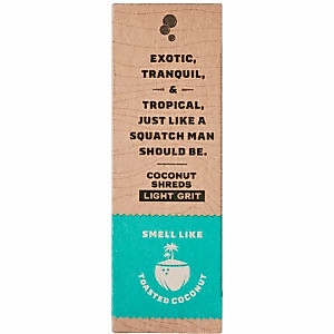 Dr. Squatch All Natural Bar Soap for Men with Light Grit, Coconut Castaway 5 Ounce (Pack of 1) 0.02 pounds