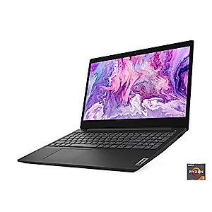 Lenovo IdeaPad 3 15 Laptop, 15.6 HD (1366 x 768) Display, AMD Ryzen 3 3250U Processor, 4GB DDR4 OnBoard RAM, 128GB SSD, AMD Radeon Vega 3 Graphics, Windows 10, 81W10094US, Business Black (Renewed)