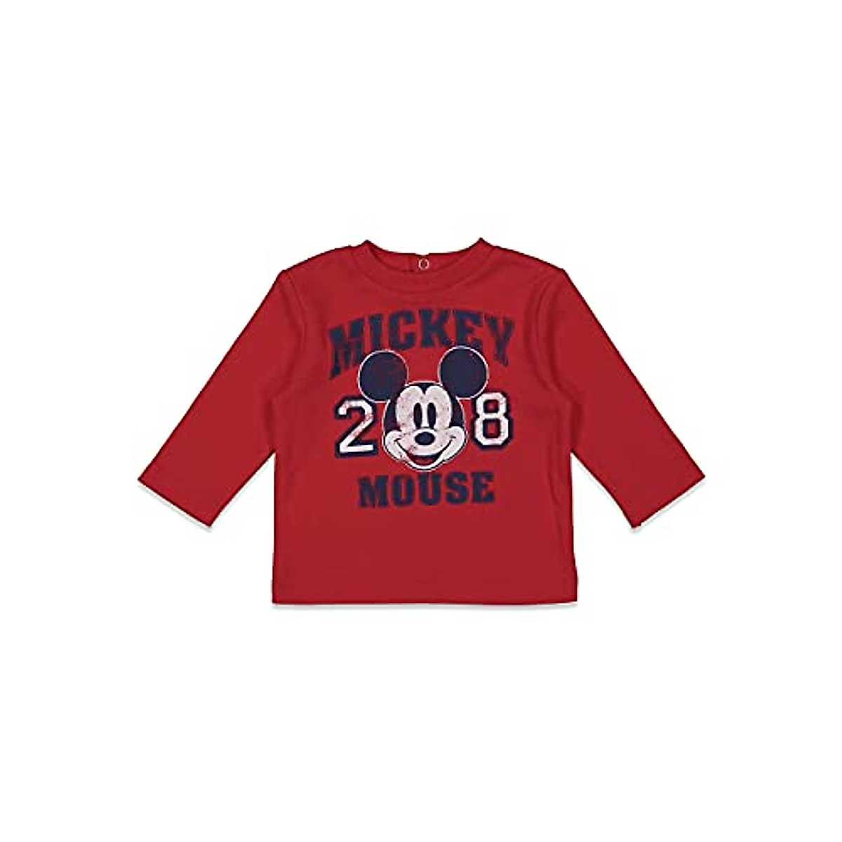 Disney Mickey Mouse Newborn Baby Boys 4 Piece Outfit Set: Bodysuit T-Shirt Pants Mickey Mouse 6-9 Months