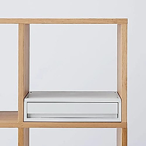 MUJI B7S7034 Storage Case, Small, White/Grey