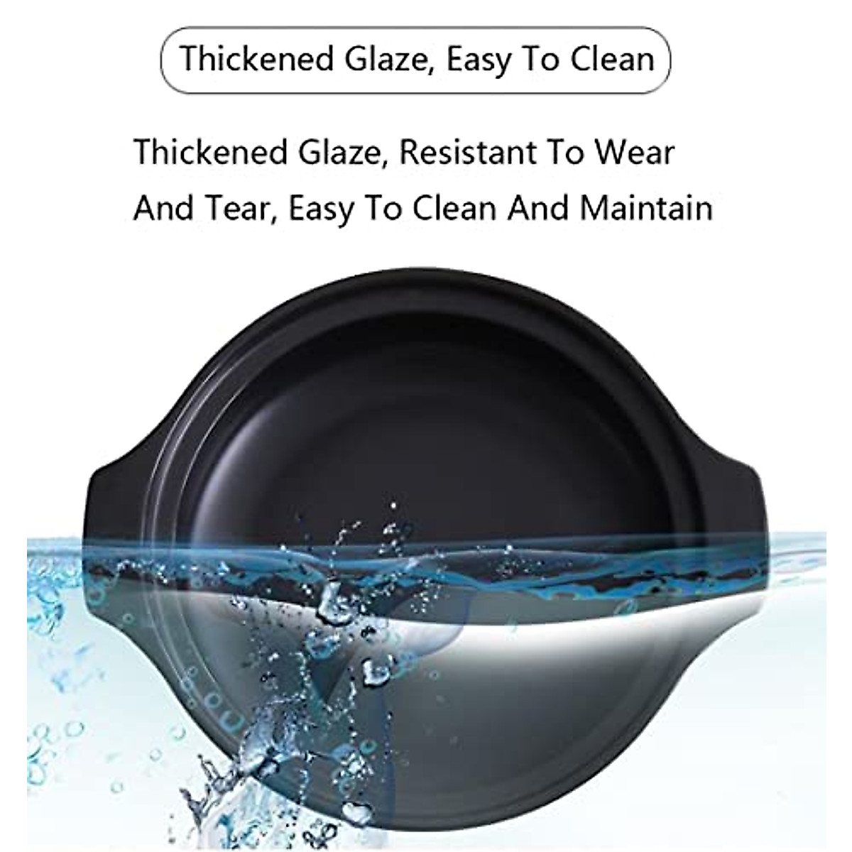 Hand Made Tagine Pot, 30Cm Moroccan Ceramic Tajine Cooking Pot Cookware with Cone-Shape Lid for Stew Casserole Slow Cooker, Large, Red